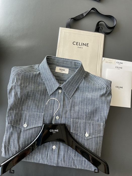 Celine Brand New Rare Runway Hedi Slimane Shirt Limited Edition | Grailed