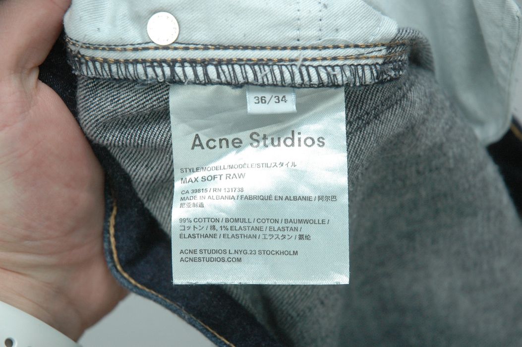 Acne Studios Acne Studios Max Soft Raw W36 L34 | Grailed