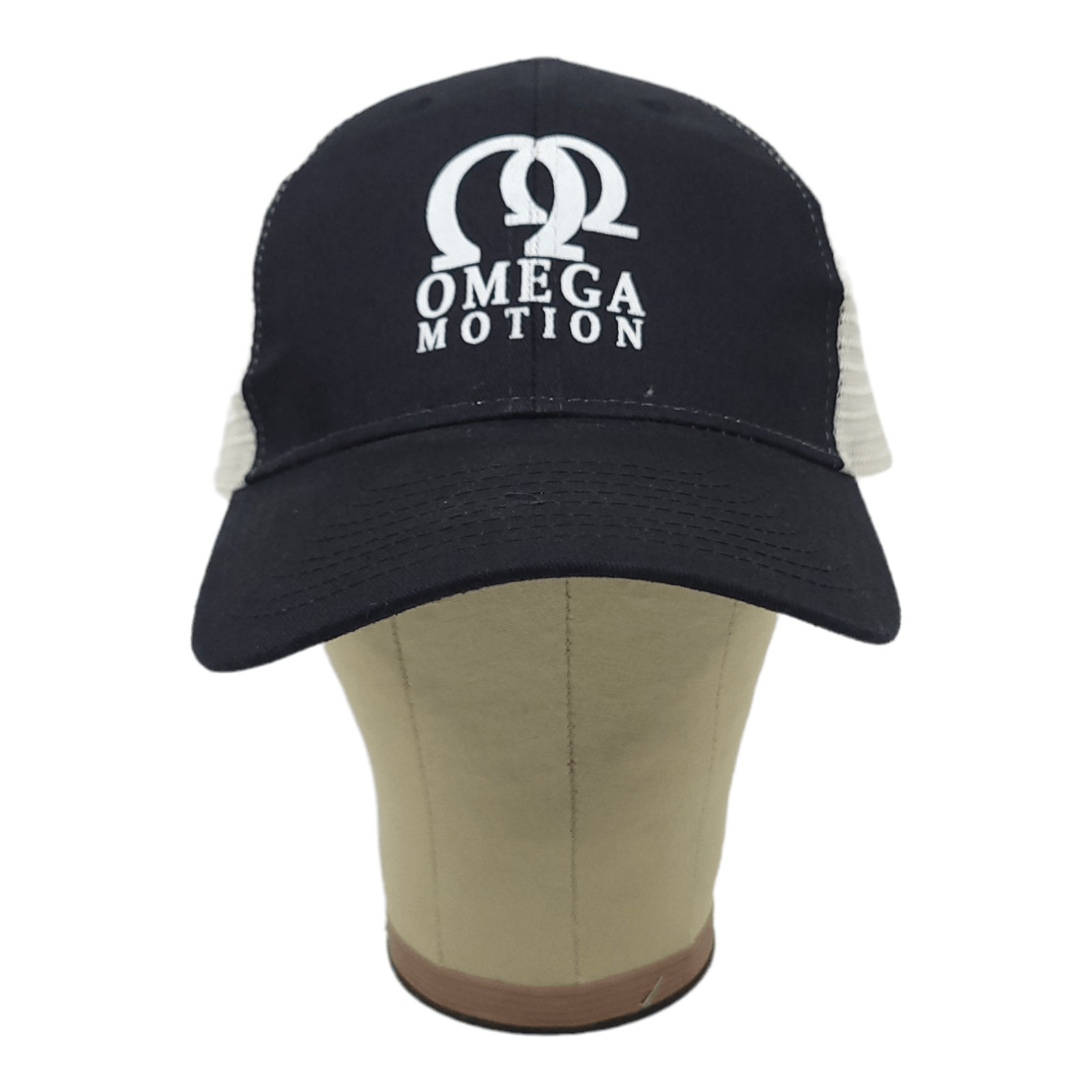 Other Omega Motion Mesh Strapback Cap Trucker Hat Vitronic Black | Grailed