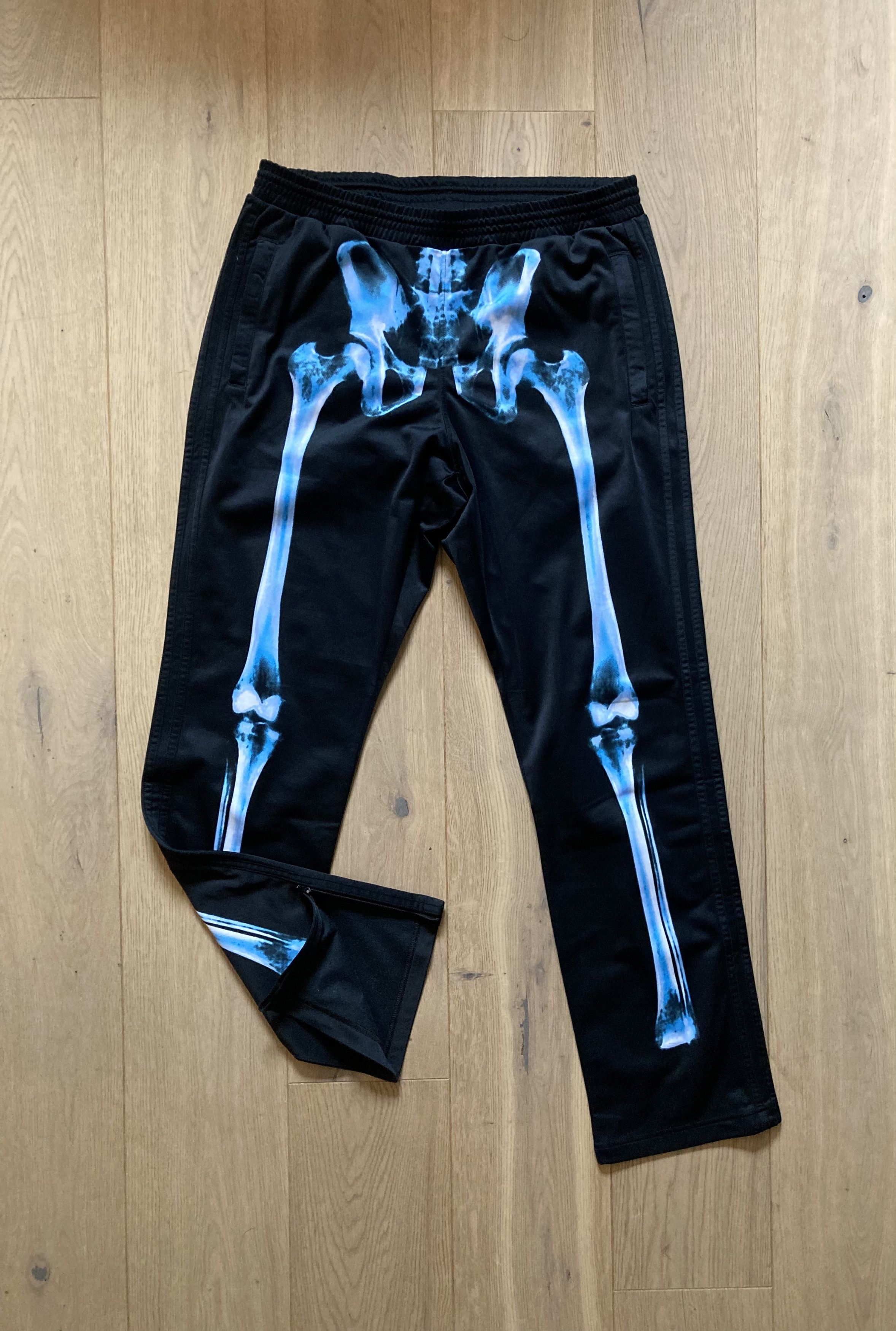 Adidas × Jeremy Scott X-ray Skeleton Track Pants | Grailed