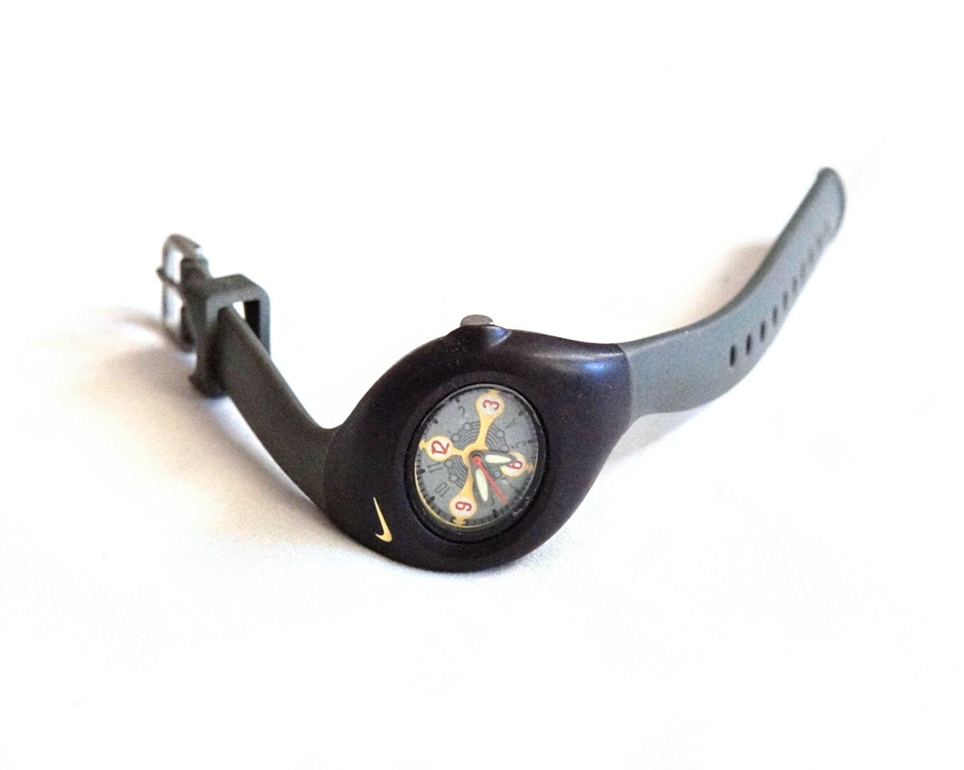 Nike Vintage Nike Watch Rubber Gray Purple Techwear Gym Workout | Grailed