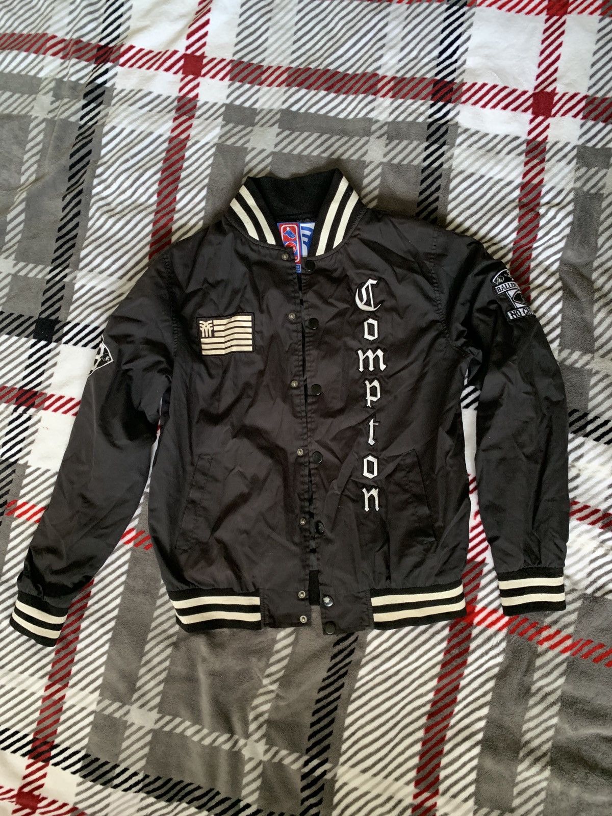 Streetwear vintage oldschool COMPTON NWA bomber jacket embroidered ...