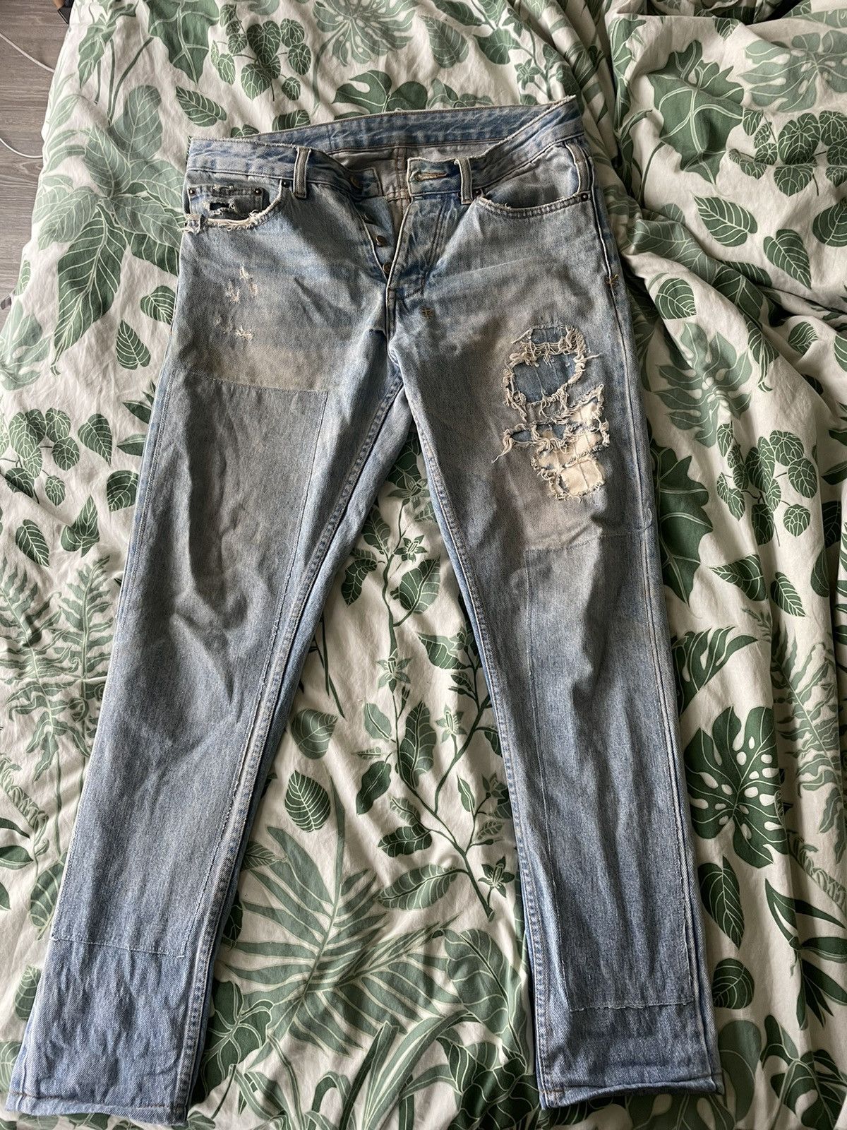 Ksubi Ksubi slim fit patch denim | Grailed