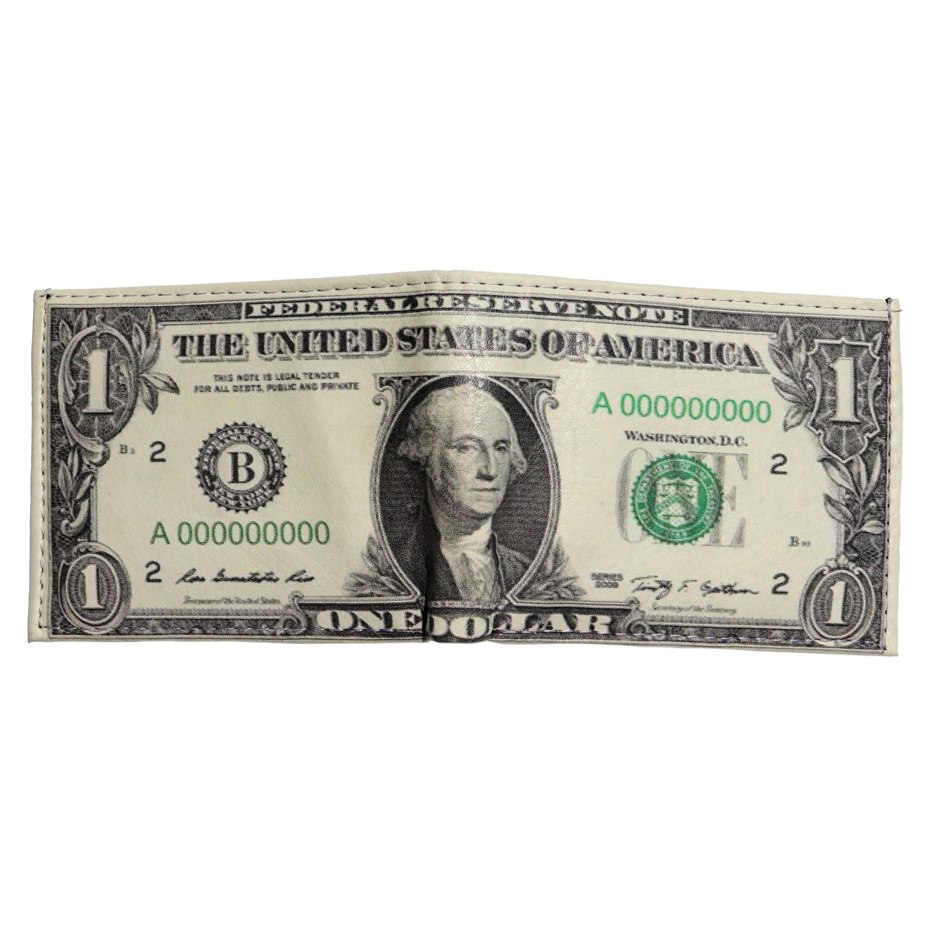 Other $1 One Dollar Bill Washington Bi-Fold Bifold Wallet | Grailed