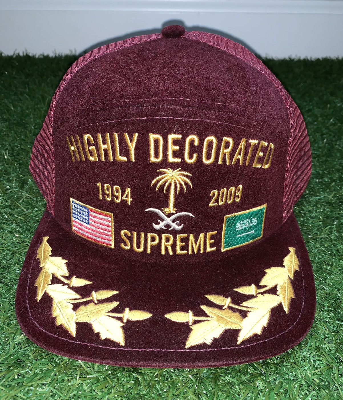 Supreme Supreme highly decorated trucker hat | Grailed