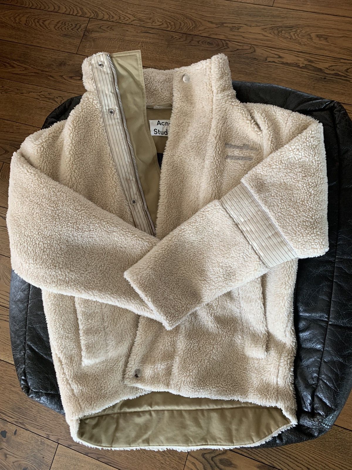 Acne Studios Acne Studios Orsino Teddy Jacket Fleece | Grailed Acne Studios Acne Studios Orsino Teddy Jacket Fleece | Grailed