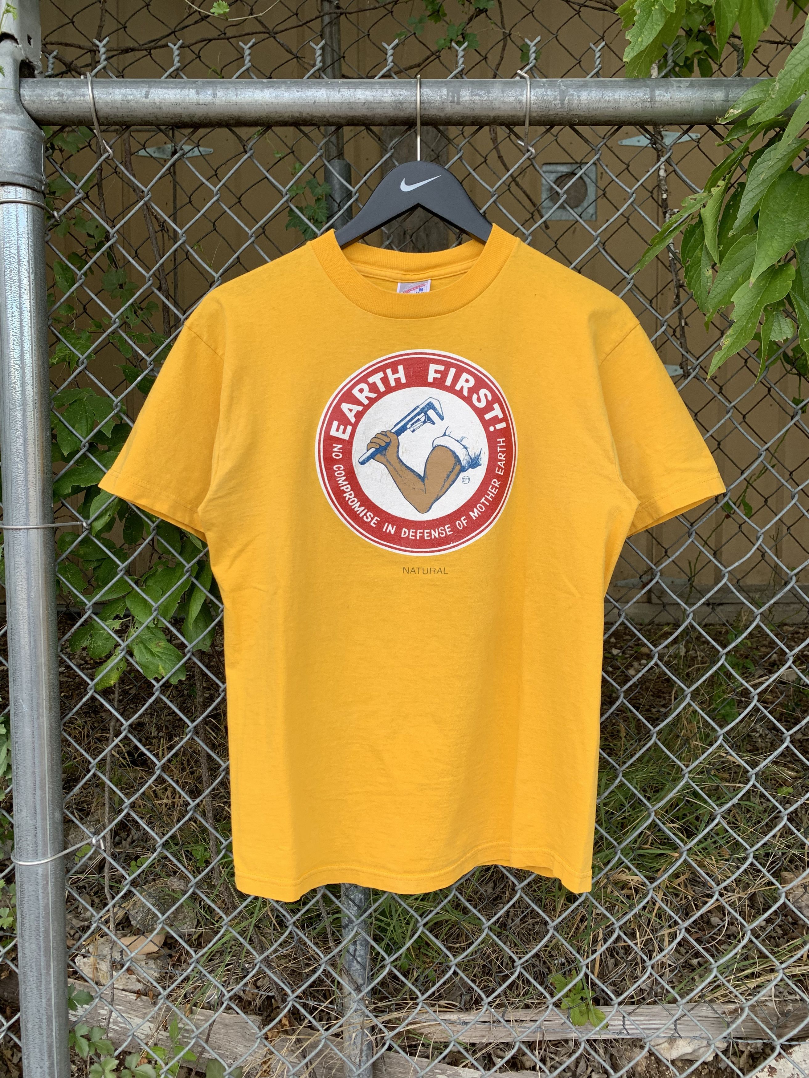 Vintage 90s Earth First Tee | Grailed