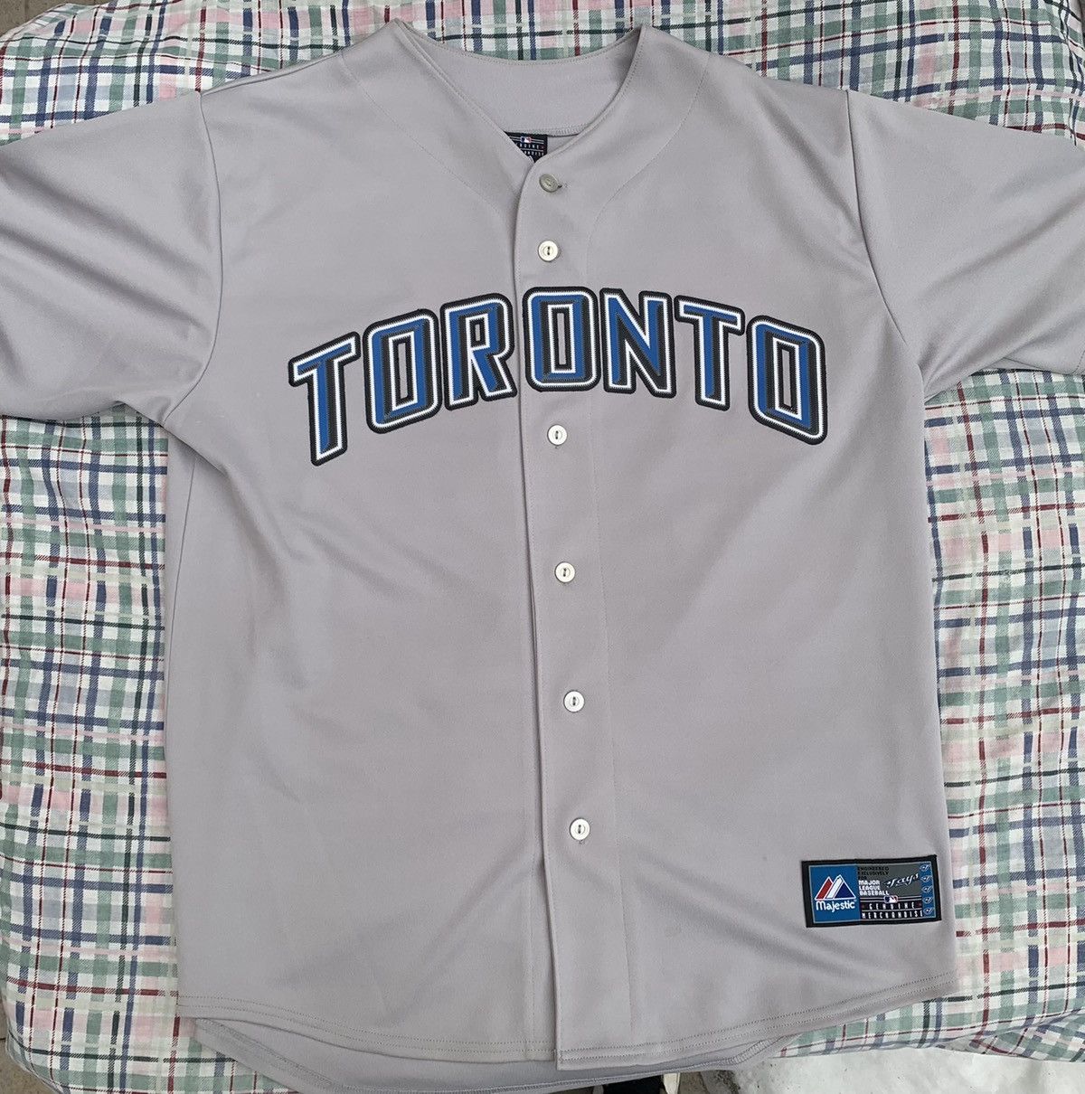 MLB × Majestic × Vintage Majestic MLB Toronto Blue Jays Roy Halladay ...