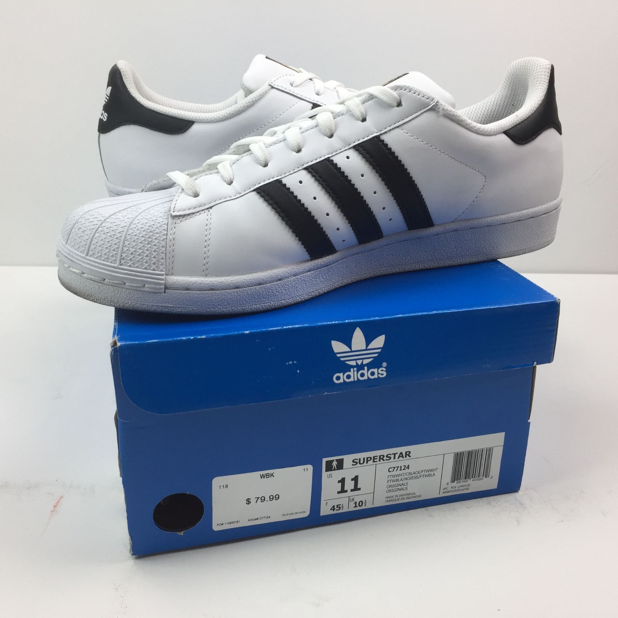 Adidas Adidas Superstar Originals White Black Shell Toes | Grailed