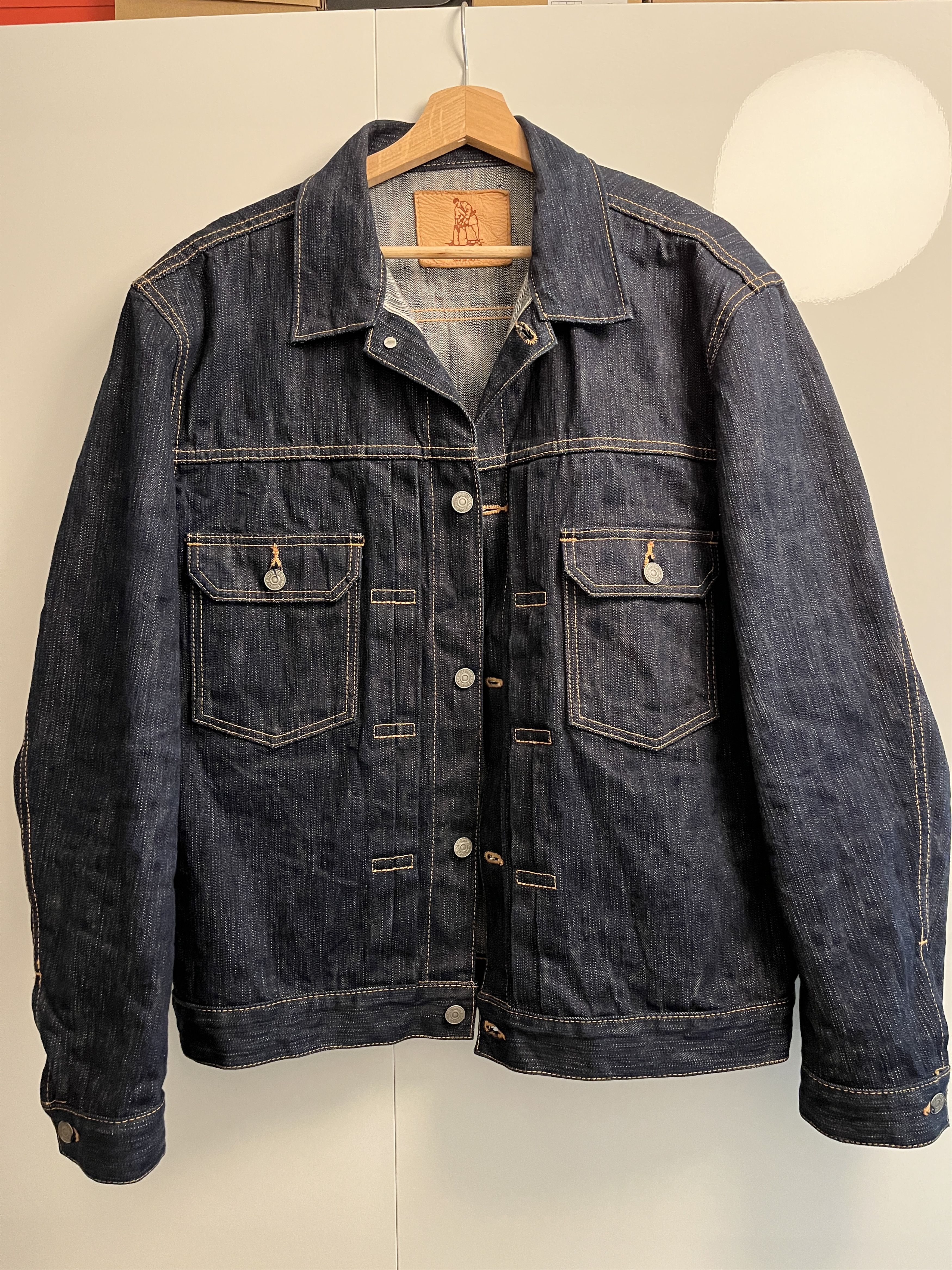 Pure Blue Japan PURE BLUE JAPAN TYPE III DOUBLE NATURAL INDIGO "RAIN ...