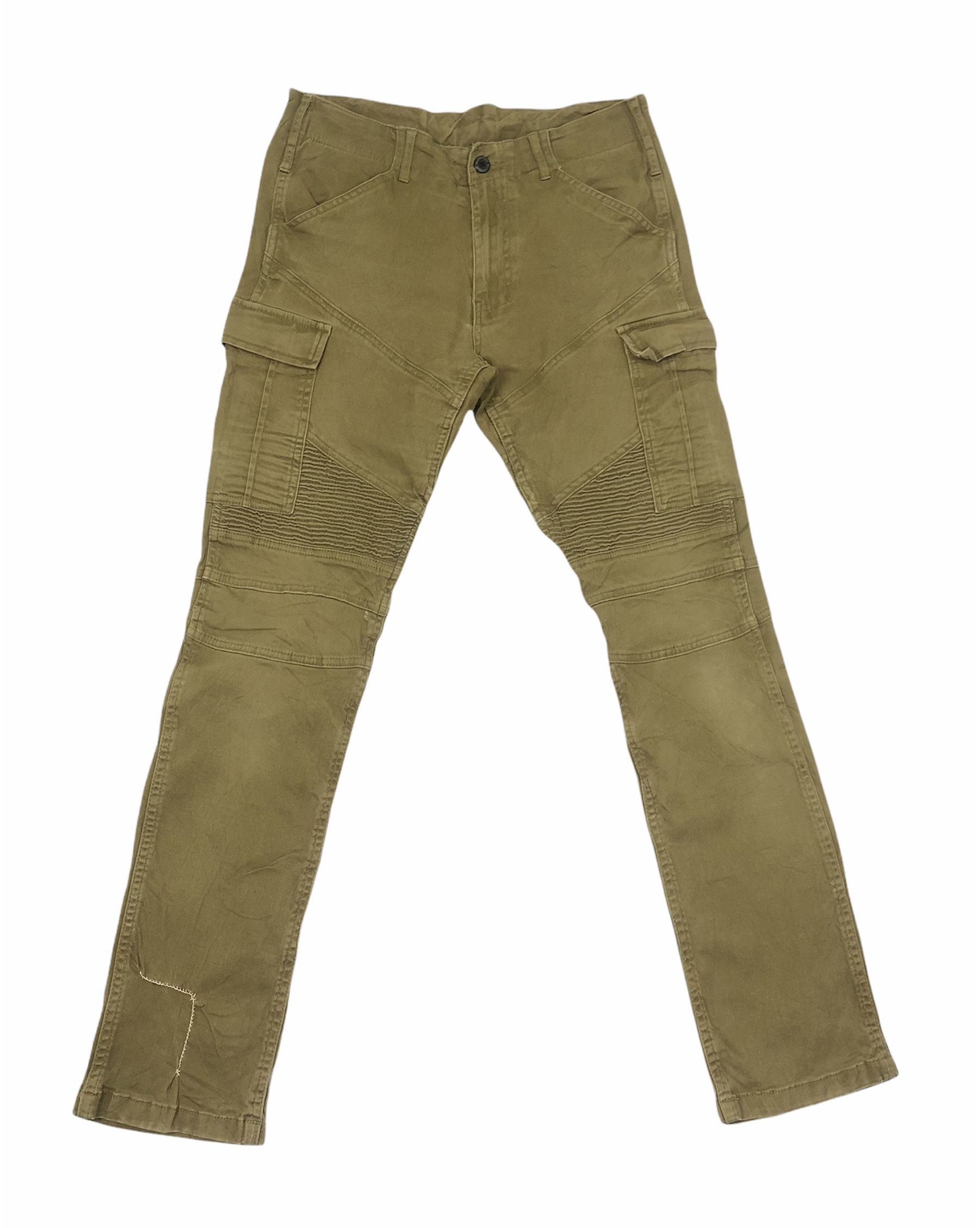 Vintage GLADIATOR Armor Balmain Stretchable Tapered fit Cargo Pants ...