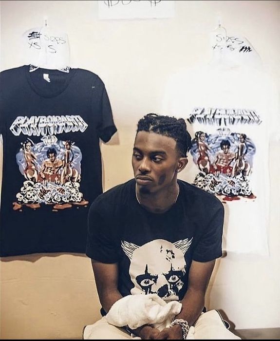AWGE Playboi Carti Skull tee | Grailed
