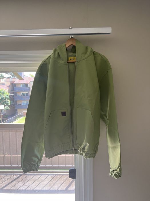 Golf Wang Golf Wang Hooded Work Jacket Sage Green XXL | Grailed