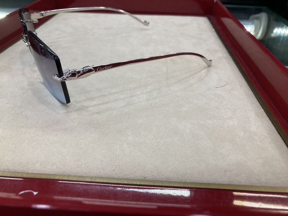 Cartier Cartier panther frames blue lenses | Grailed