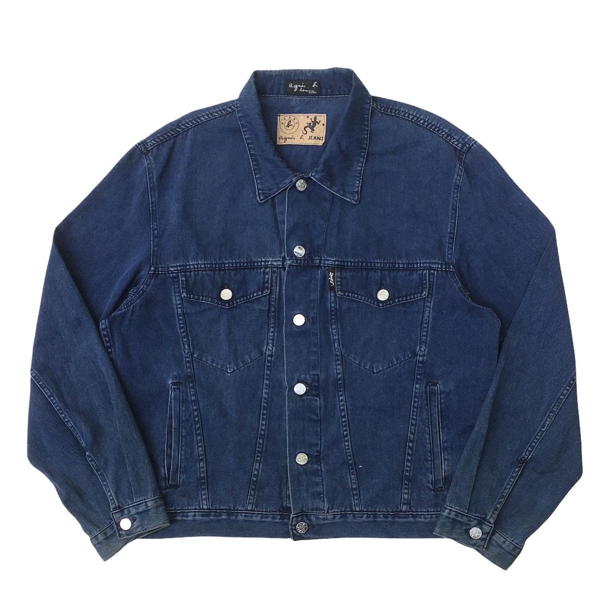 Agnes B. × Denim Jacket × Designer AGNES B HOMME PARIS DENIM JACKET ...