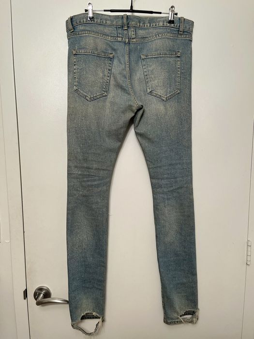 Saint Laurent Paris FW13 BLOWOUT DENIM D02 AW13 CRASH TRASH JEANS YSL ...