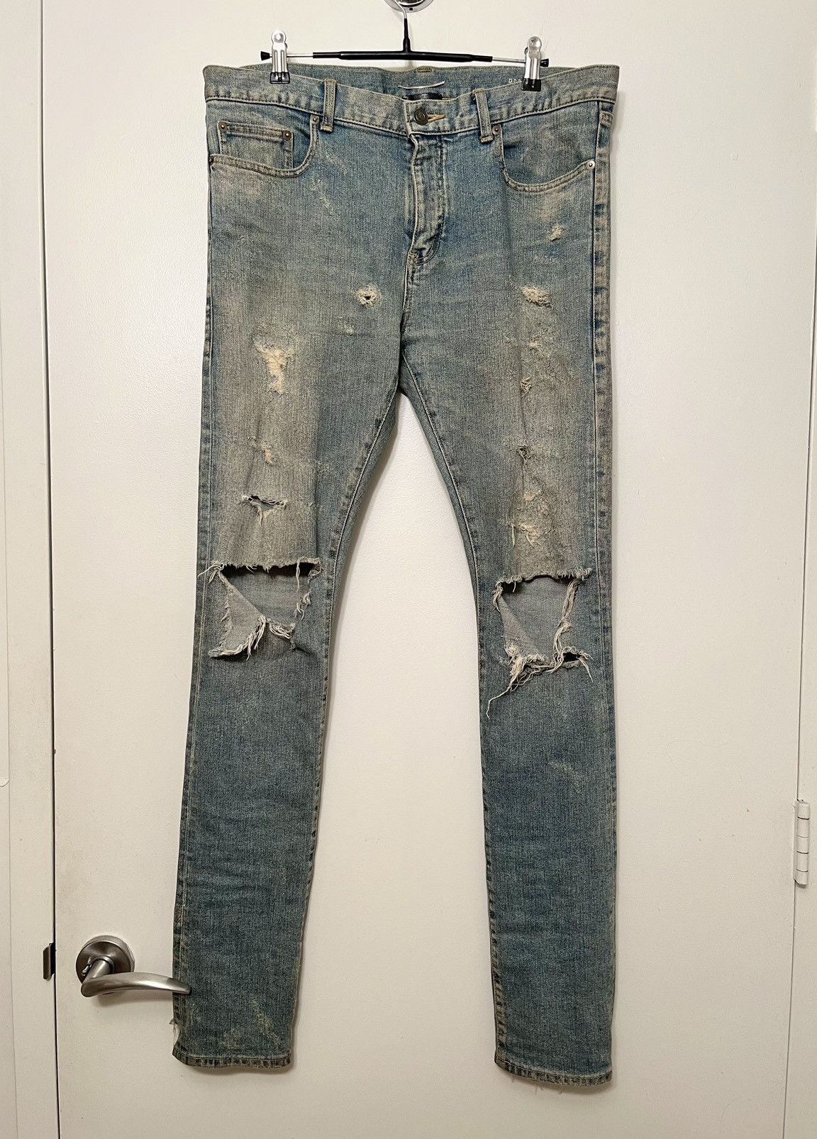 Hedi Slimane × Saint Laurent Paris FW13 BLOWOUT DENIM D02 AW13 CRASH ...