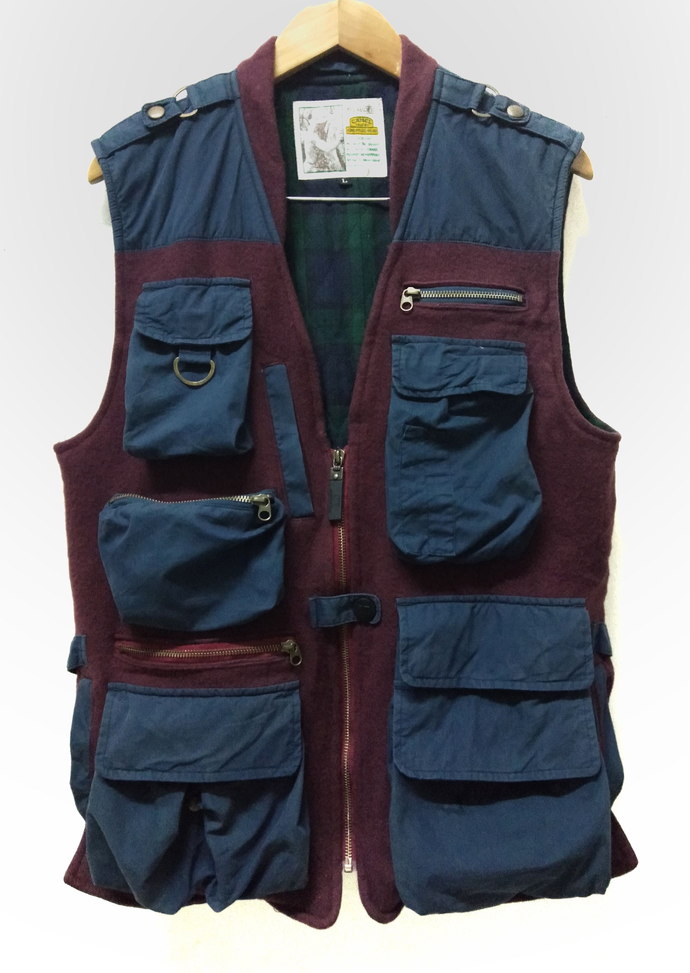 Camel Multipocket vest camel trophys adventure gear | Grailed