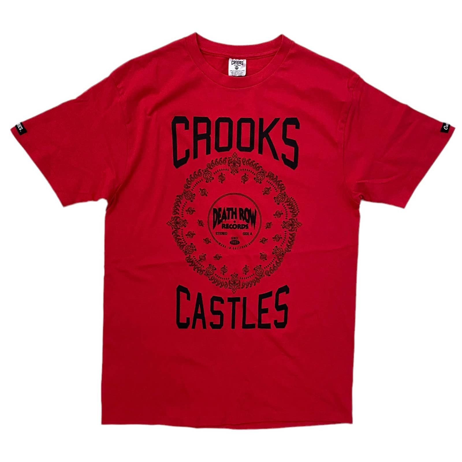 Crooks & Castles Crooks & Castles X Death Row Records Red Paisley T ...