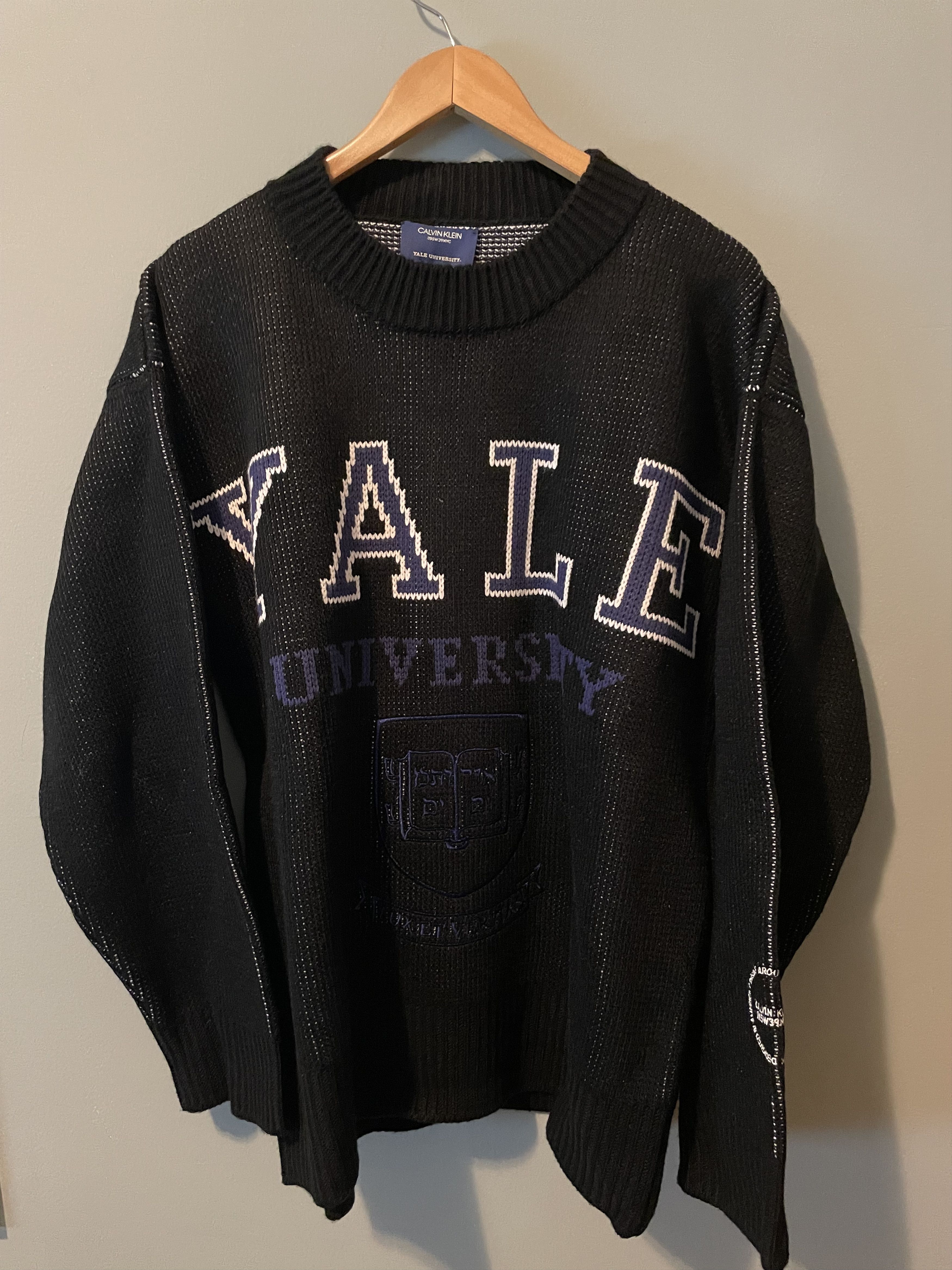 Calvin klein yale sweater store