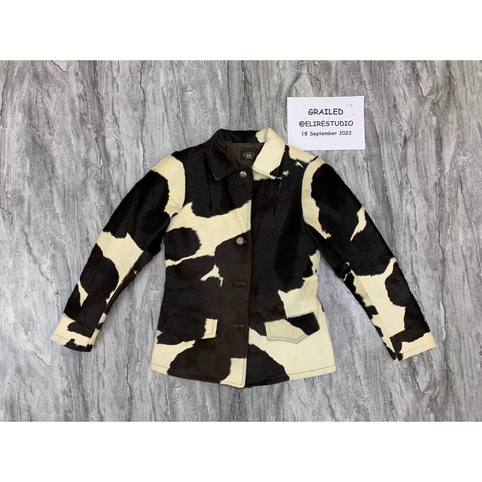RRL Ralph Lauren × Ralph Lauren × Vintage Double RL Cowhide Leather ... RRL Ralph Lauren × Ralph Lauren × Vintage Double RL Cowhide Leather ...