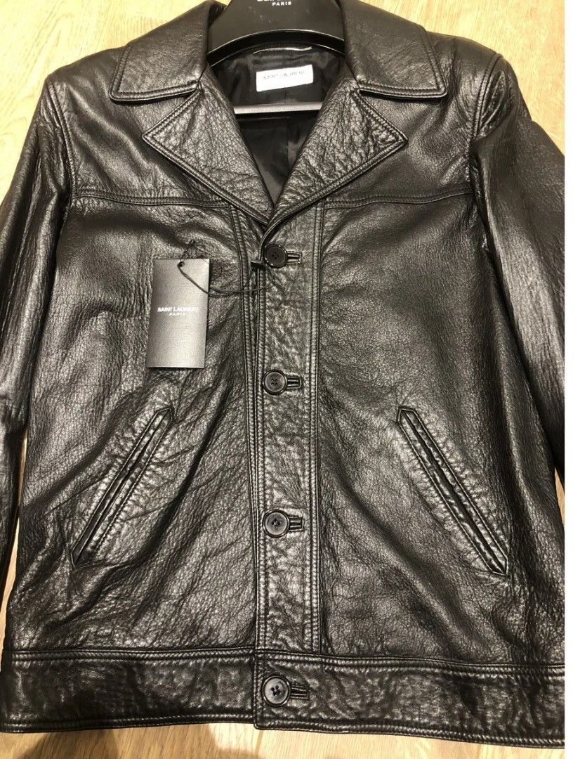 Saint Laurent Paris Saint laurent Hedi leather jacket size 46 | Grailed