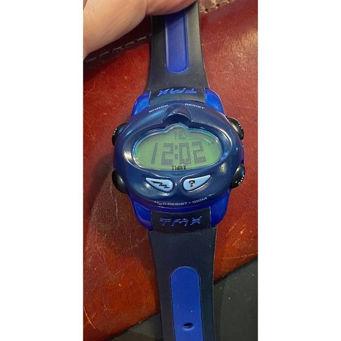 Timex Men's 45mm Timex TMX Sports Watch, WR 100M, Black and Blue | Grailed