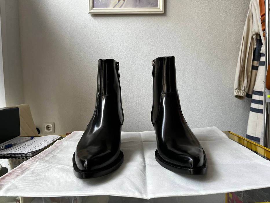 Raf Simons Calvin Klein 205W39NYC x Raf Simons: Leather Western Boots ...