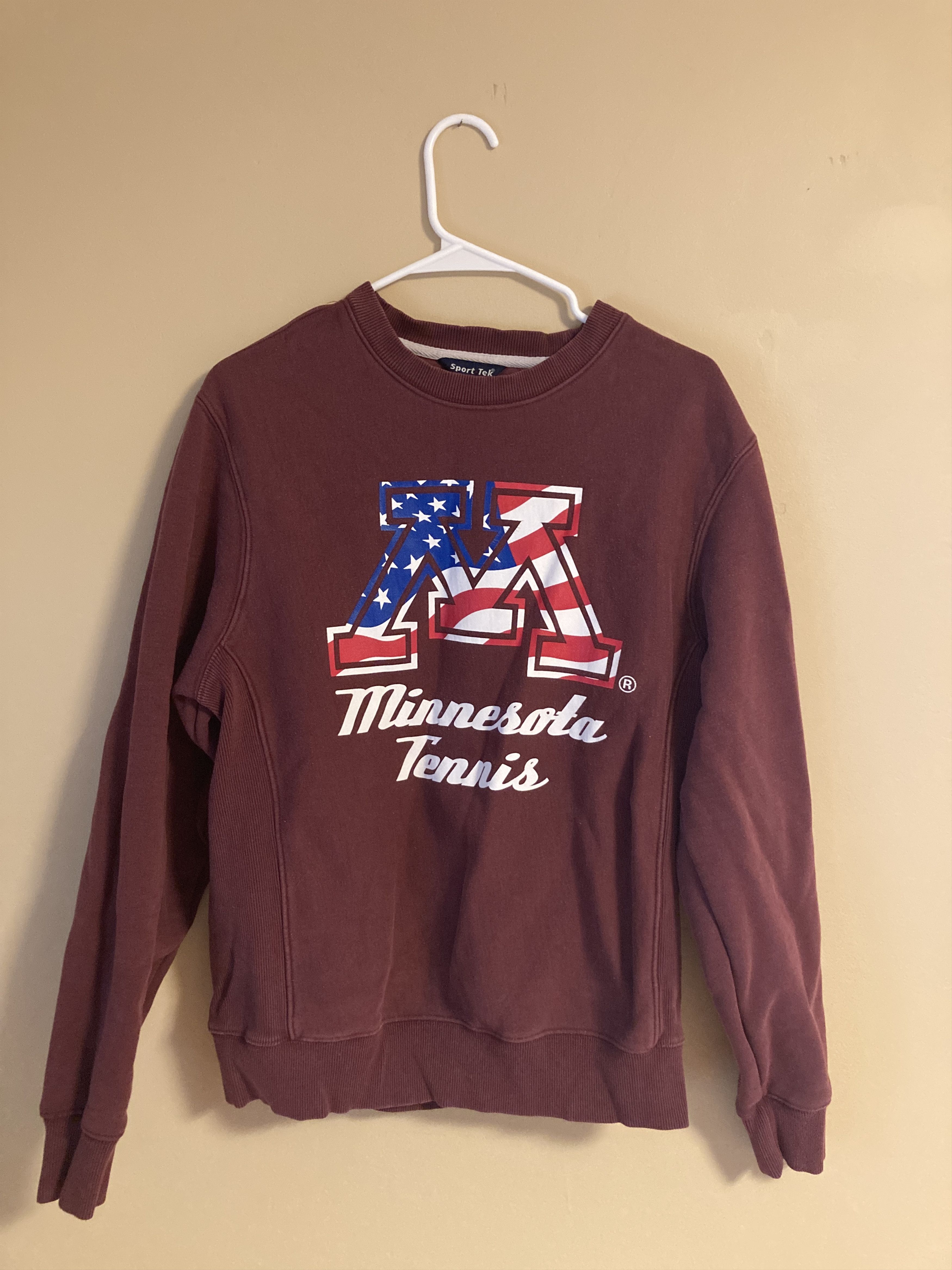 Throwback × Vintage Retro Minnesota Gophers USA Tennis Crewneck | Grailed