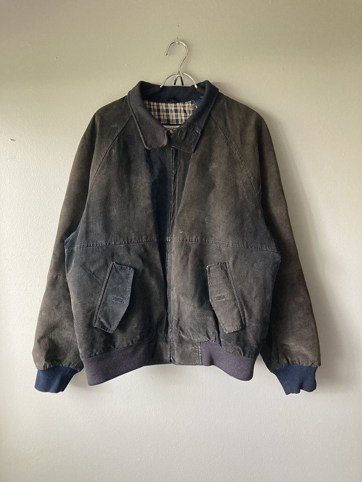 Avant Garde × Vintage Vintage Thrashed Sun Fade Bomber Jacket | Grailed