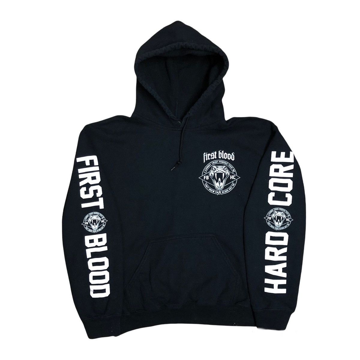 Band Tees × Rock T Shirt × Vintage First Blood Band Hoodie Hardcore ...