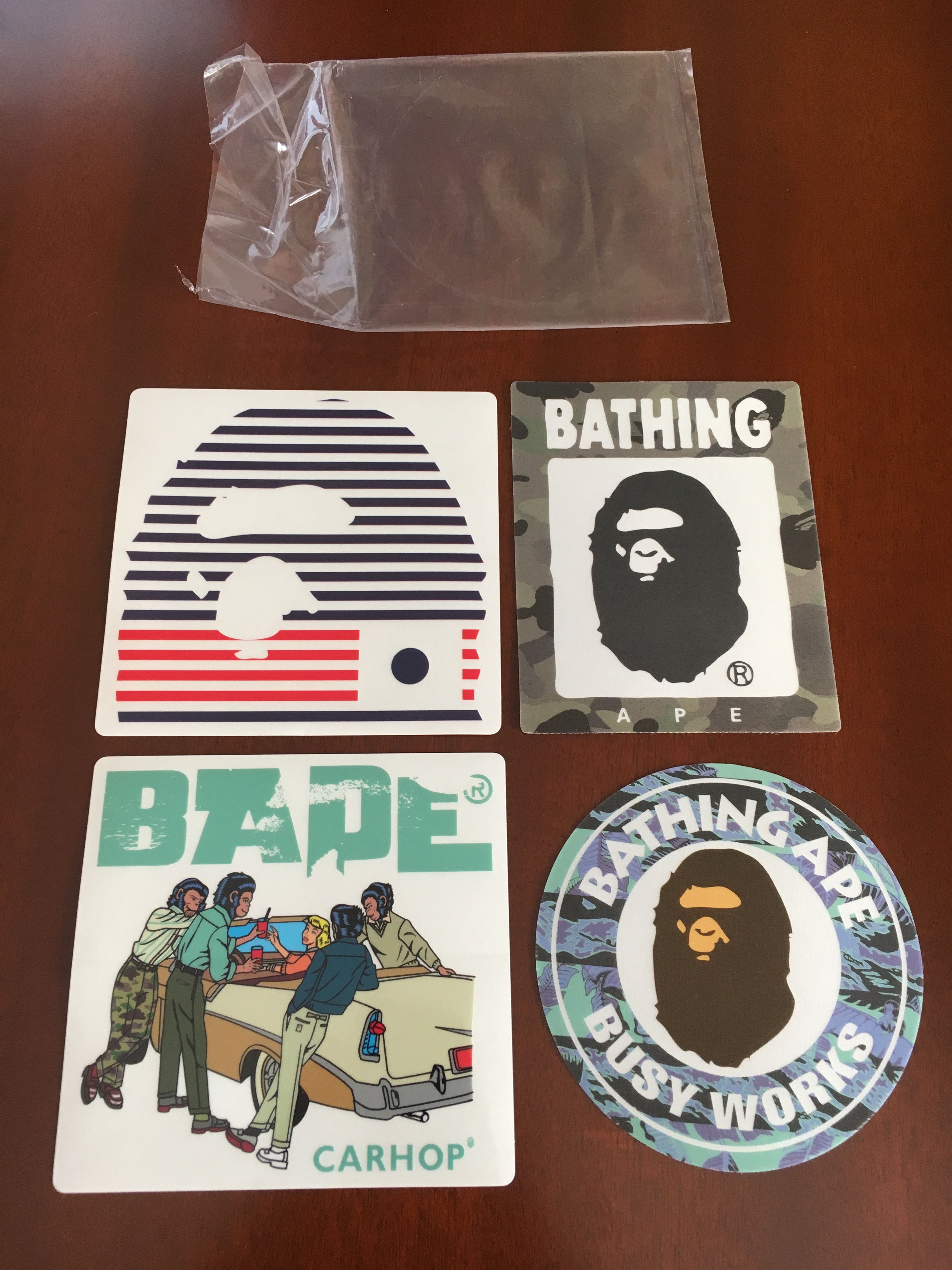 Bape Sticker Set | Grailed