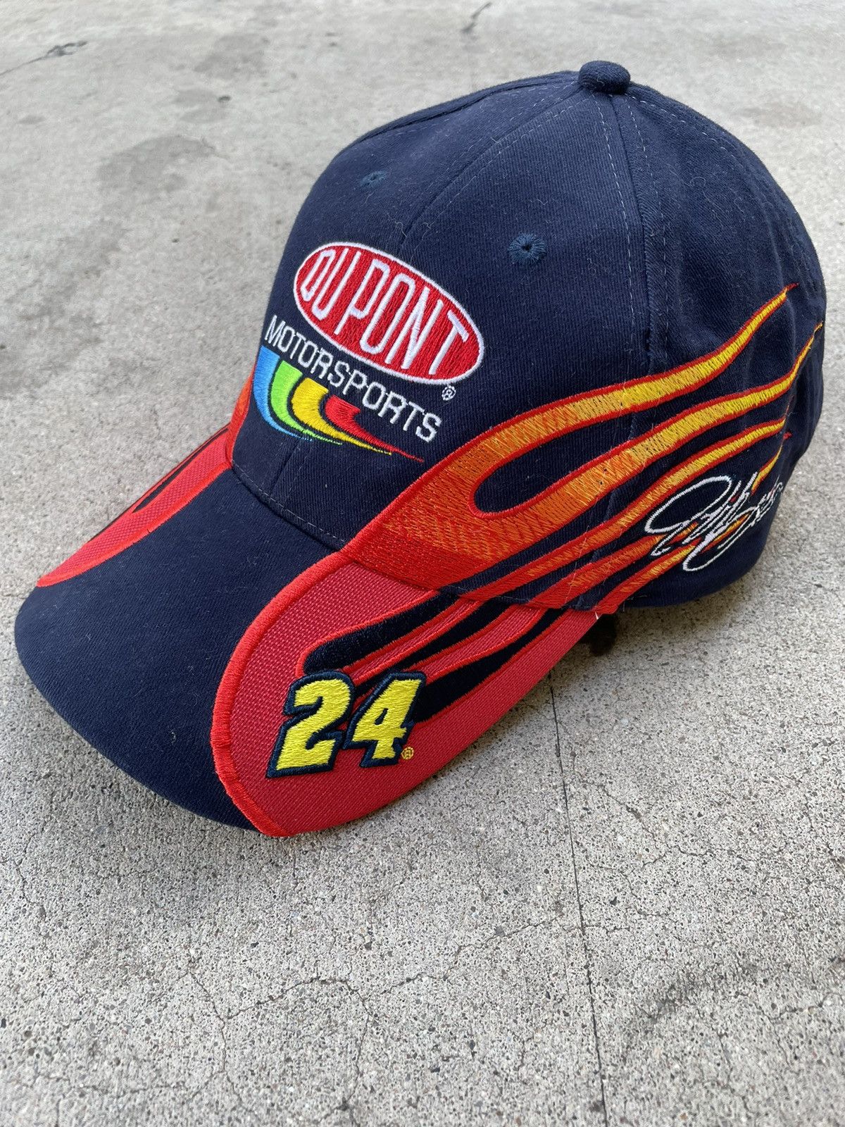 Vintage Nascar Flame Hat | Grailed