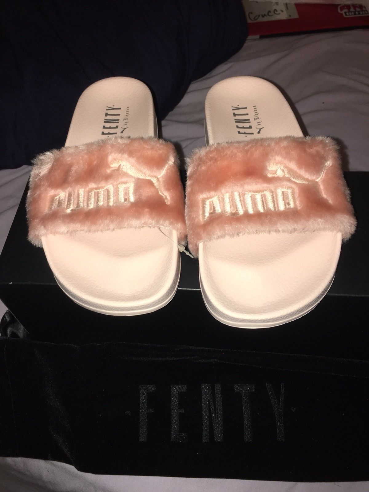 Puma X Rihanna Fenty Pink Fur | Grailed