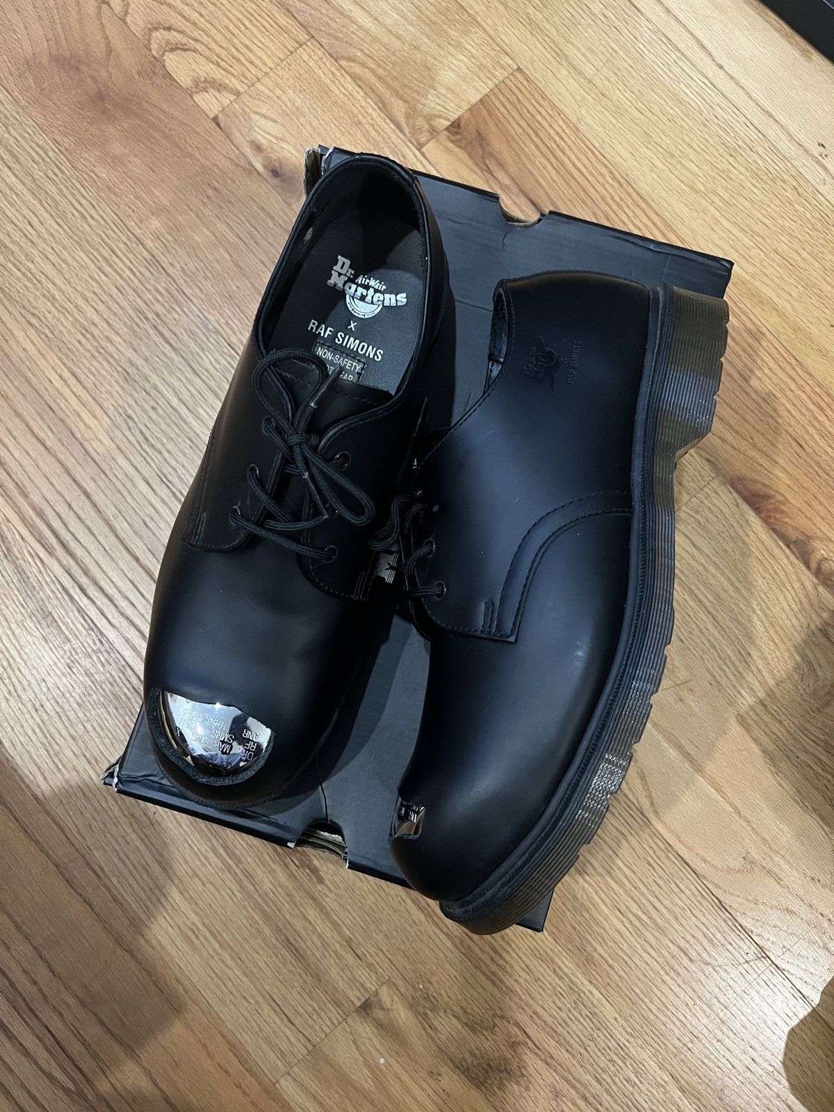 Raf Simons Raf Simons Dr. Martens Steel Toe Keaton Low Boot | Grailed