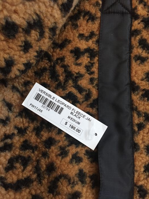 Supreme Leopard Fleece Reversible Jacket | Grailed