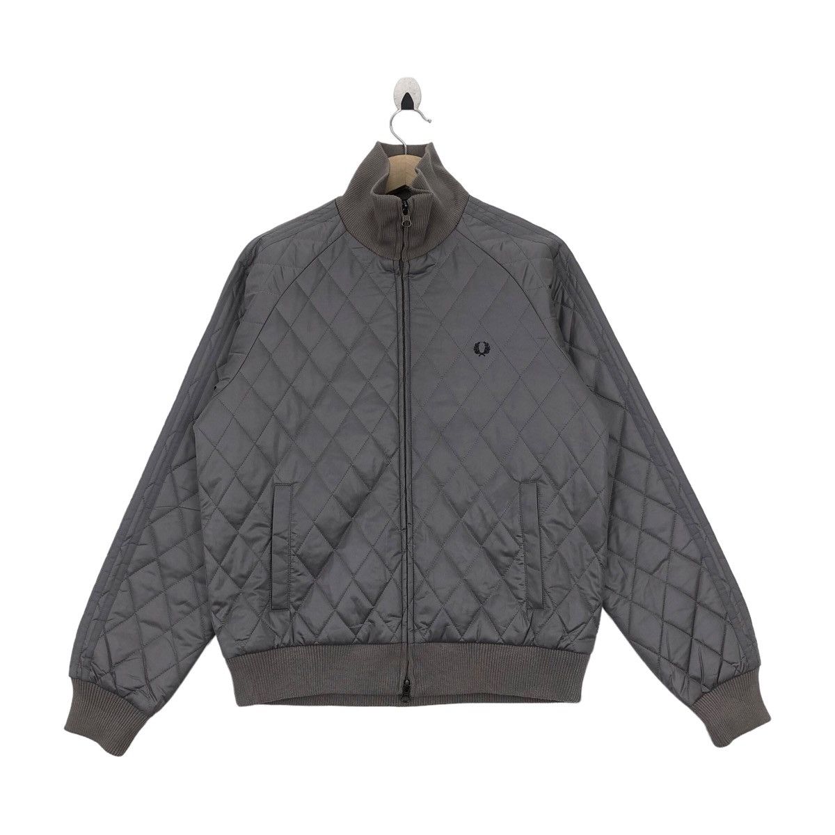 Fred Perry × Vintage Vtg FRED PERRY Light Puffer Jacket Puffer Trench ...