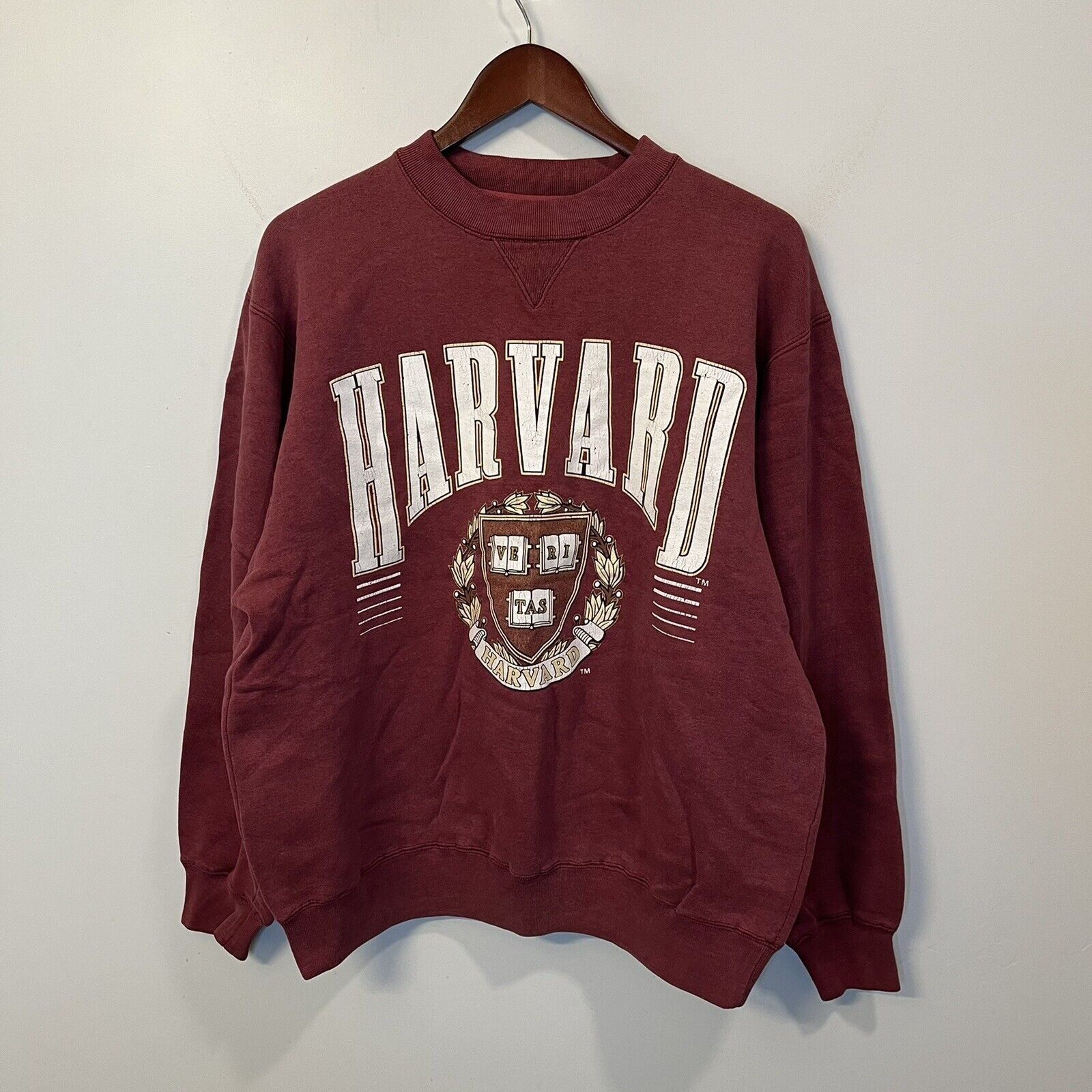 Vintage Vintage 80s 90s Harvard University Crewneck Sweater | Grailed
