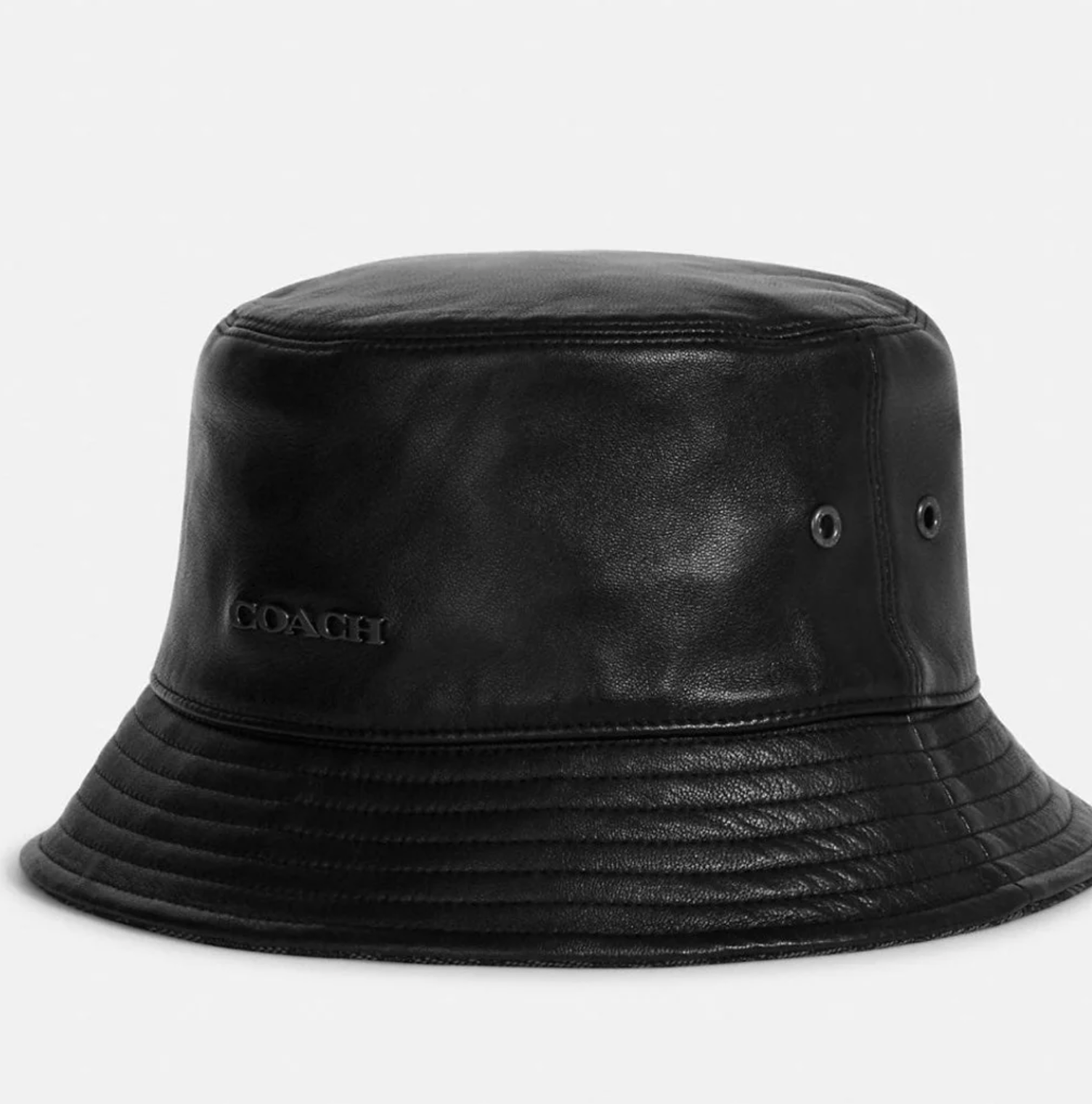 Coach Leather Bucket Hat | Grailed