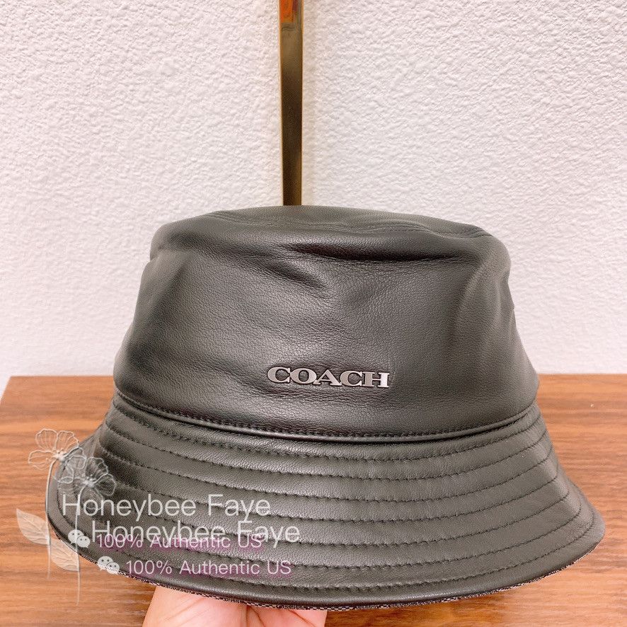 Coach Leather Bucket Hat | Grailed