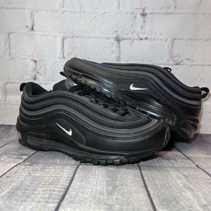 Nike Nike Air Max 97 Triple Black White Shoes | Grailed