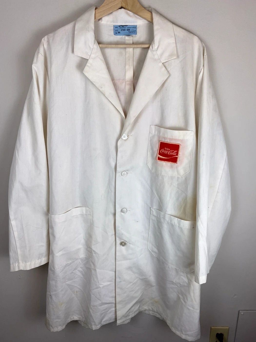 Coca Cola × Vintage Vintage Coca Cola Lab Coat | Grailed