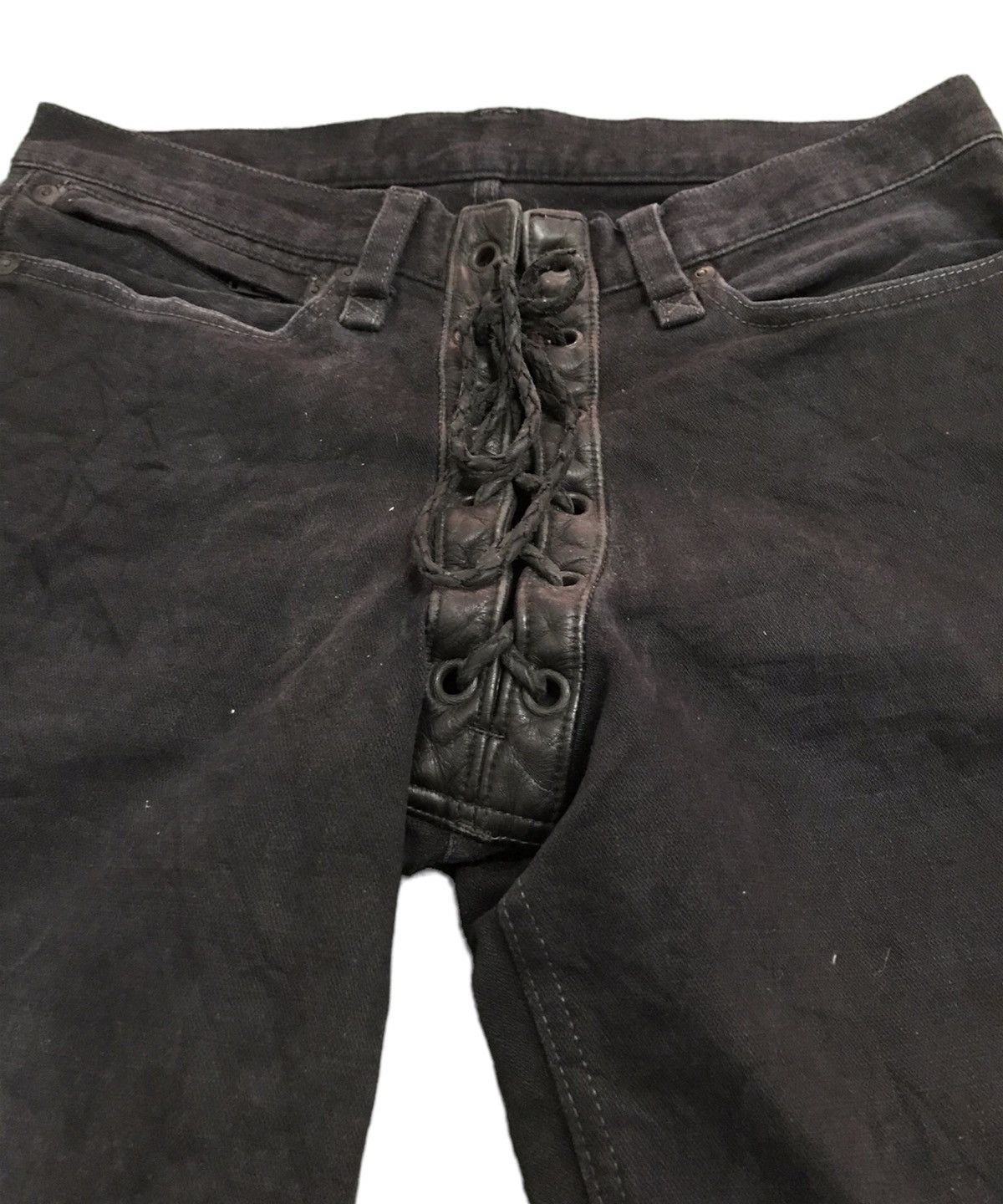 If Six Was Nine If Six Was Nine Maniac Corp Mud Max Lace Up Denim Pants ...