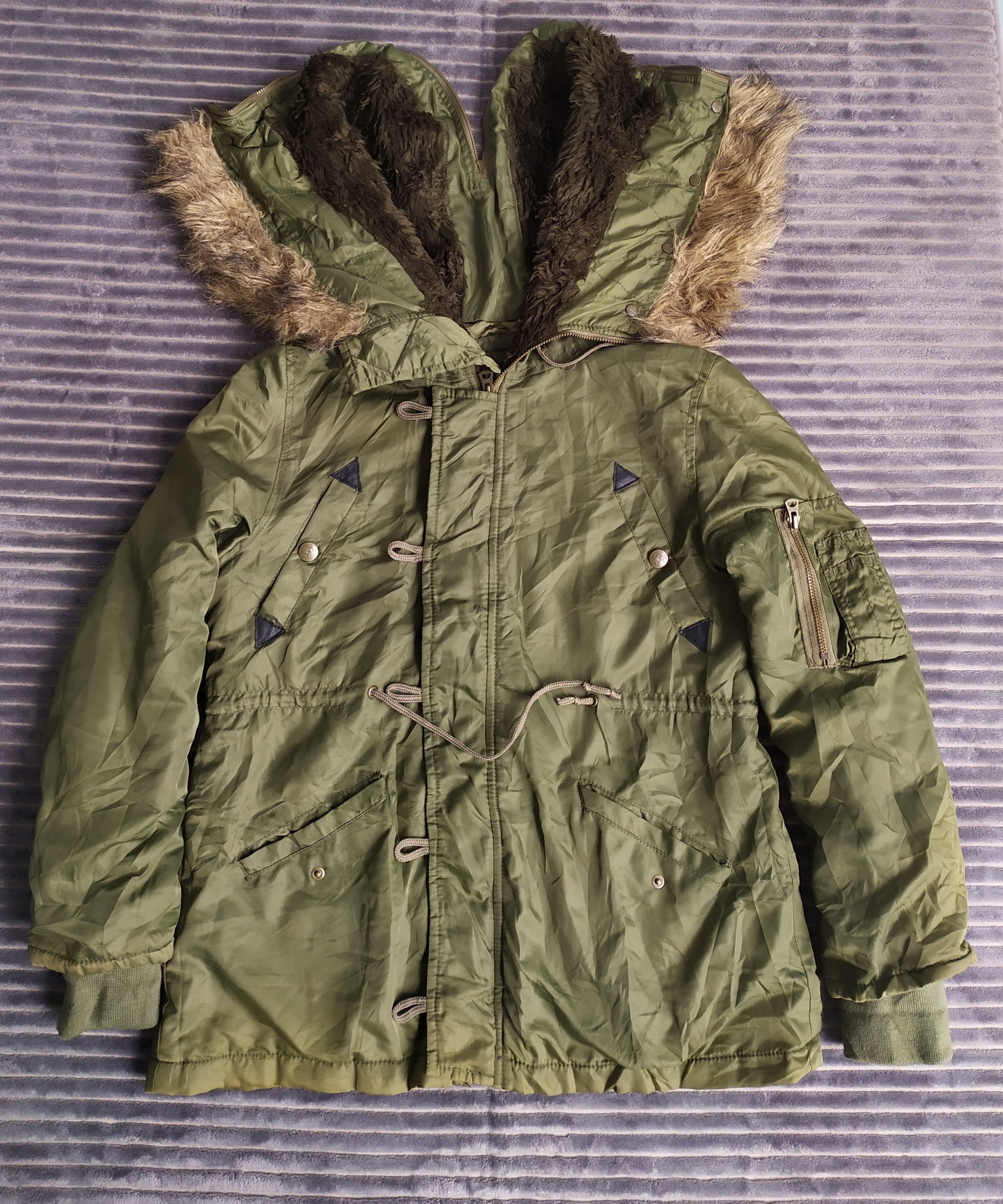 Alpha Industries × Vintage Vintage Alpha Industries Bomber Jacket With ...