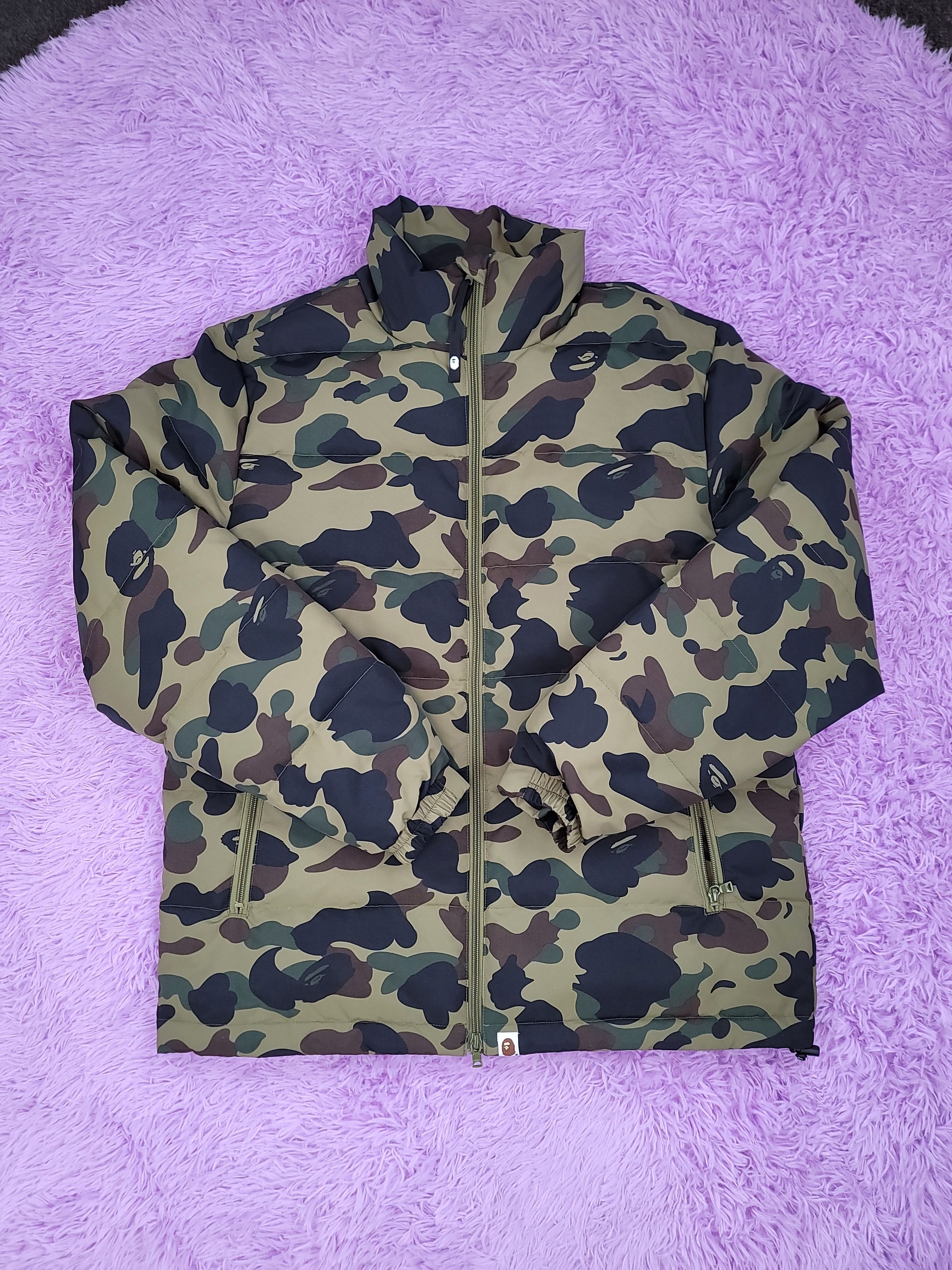 Bape Bape Camo Puffer Jacket | Grailed