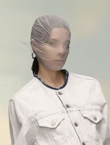 Maison Margiela UNRELEASED RARE Maison Margiela Grey Face Covering ...