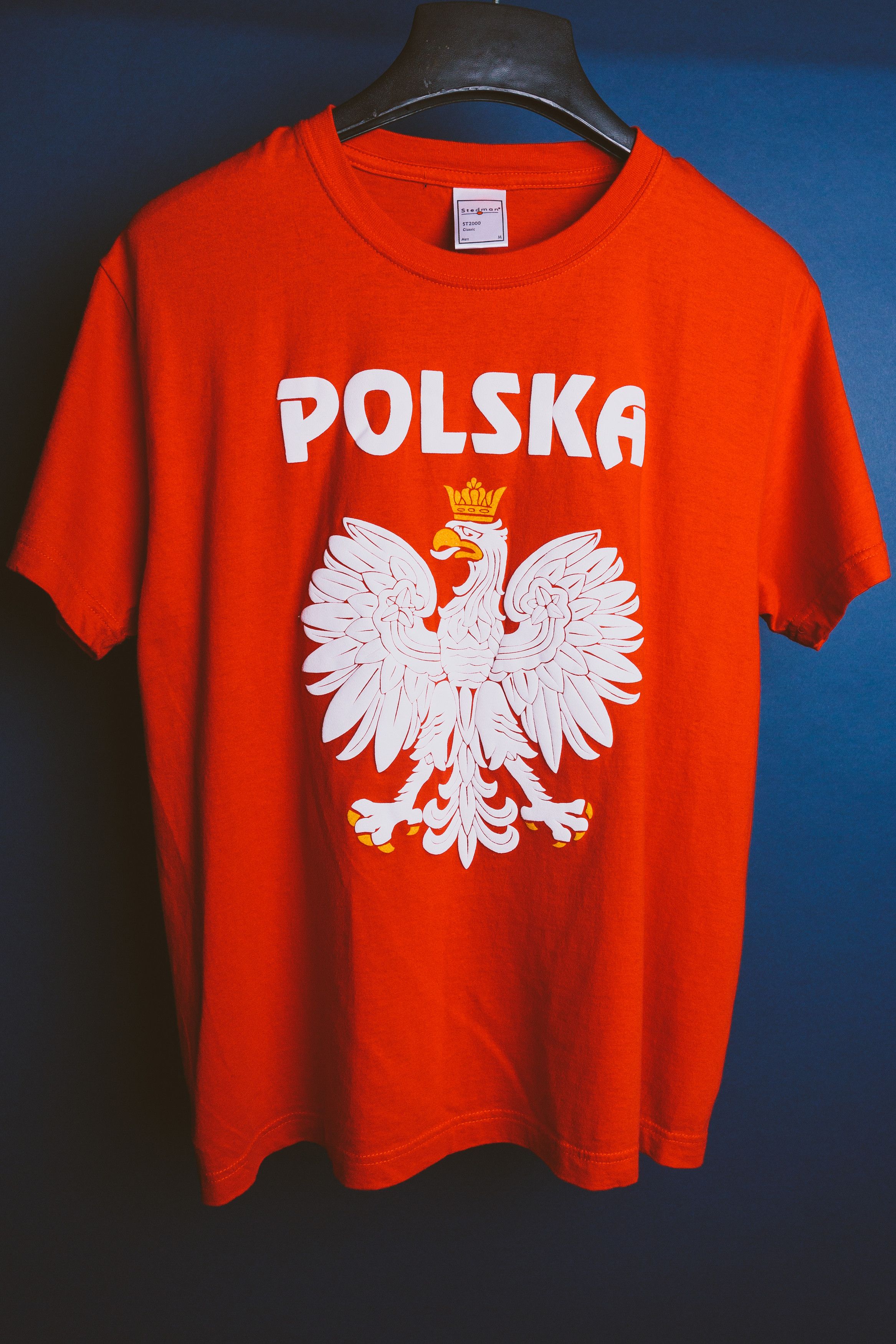 Vintage Polska Logo Tee Red Polish OG | Grailed