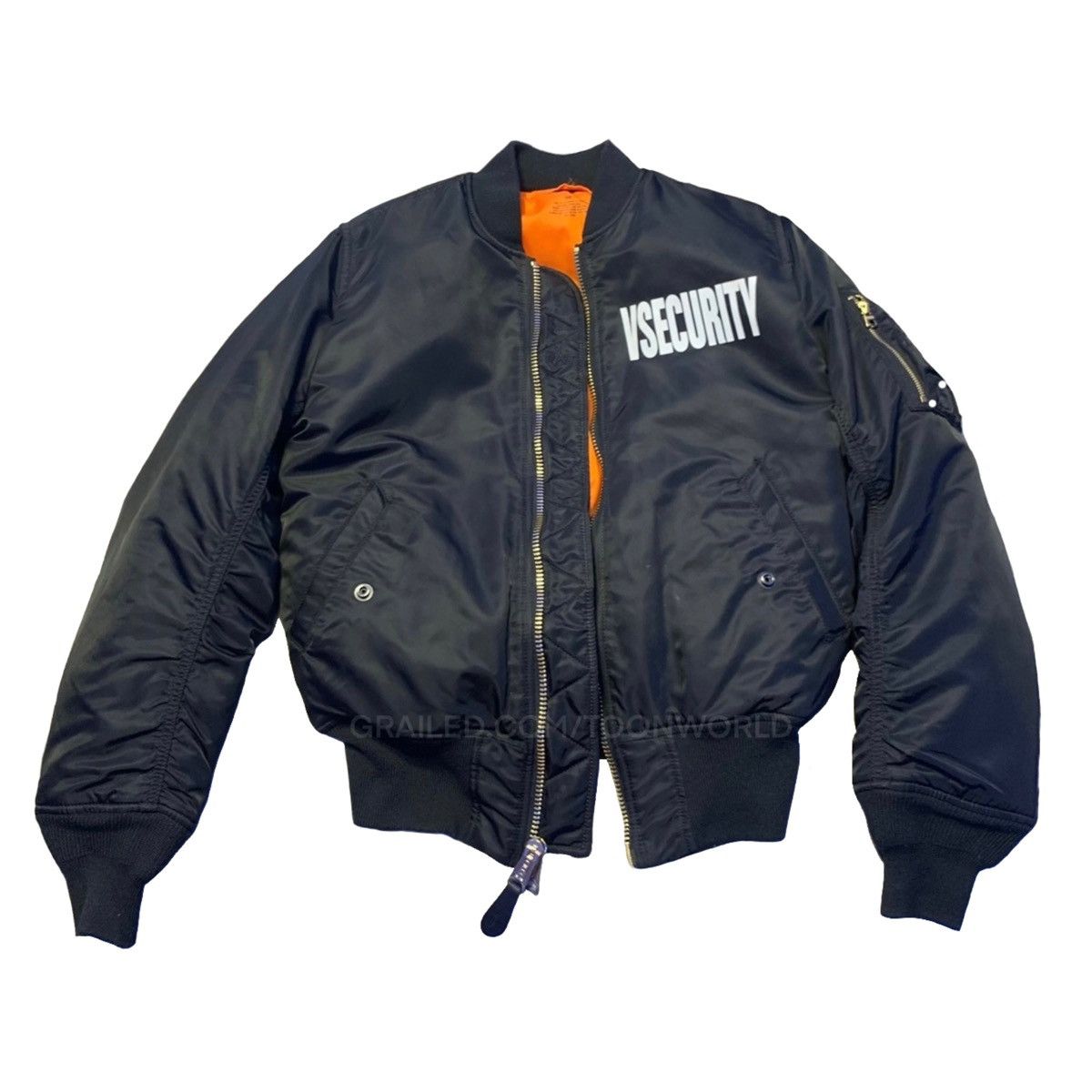 Alpha Industries × Playboi Carti 2020 PLAYBOI CARTI VSECURITY BOMBER ...