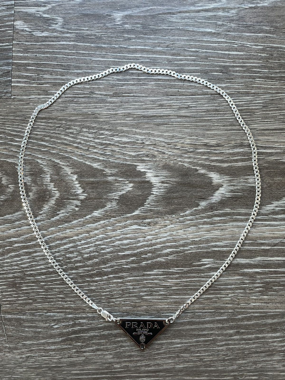 Prada Prada Milano Chain Cuban Link Necklace | Grailed