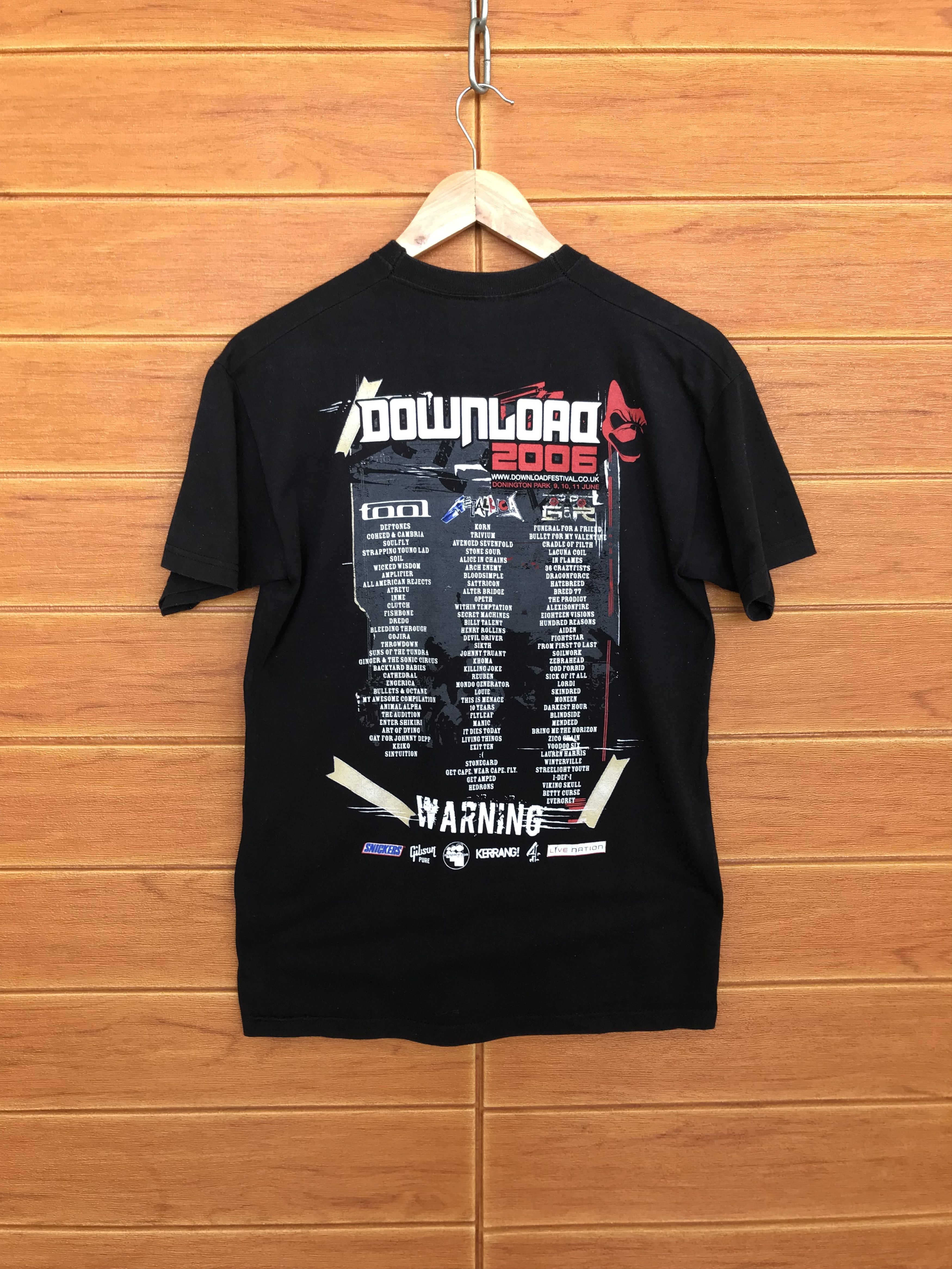 Band Tees × Tour Tee × Vintage Vintage 2000s Download Festival 2006 ...